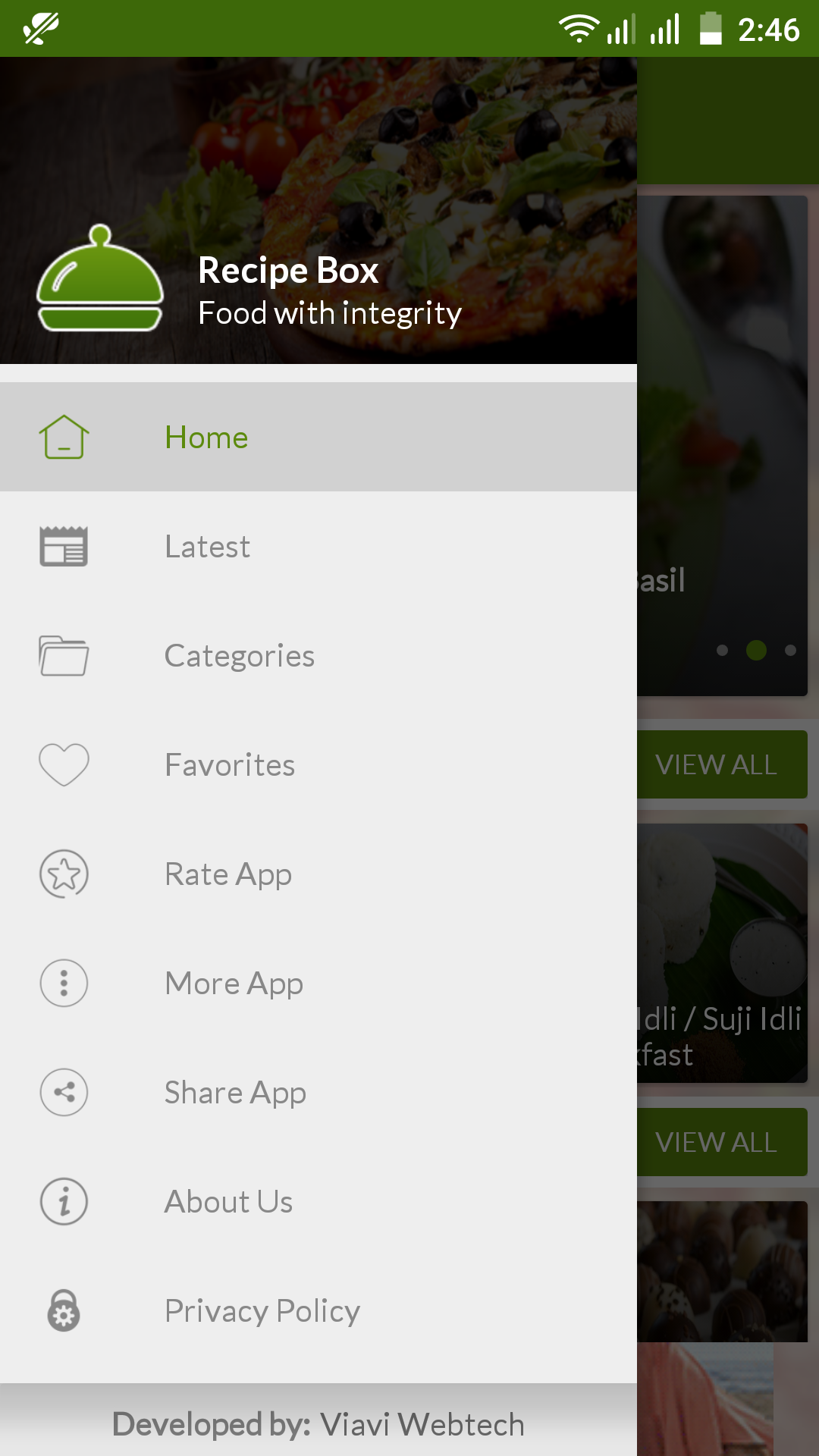 Recipe Box With Material Design by viaviwebtech | CodeCanyon